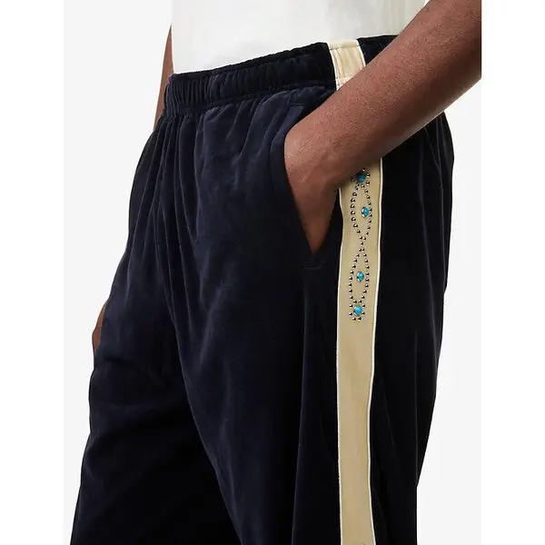 AUSTIN POST Sunset Velour Cotton Jogging Bottoms
