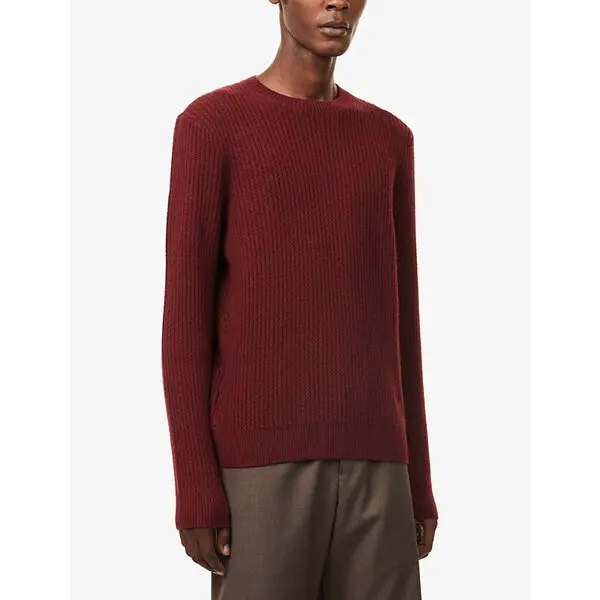 Emporio Armani Crew Neck Wool & Cashmere Blend Jumper