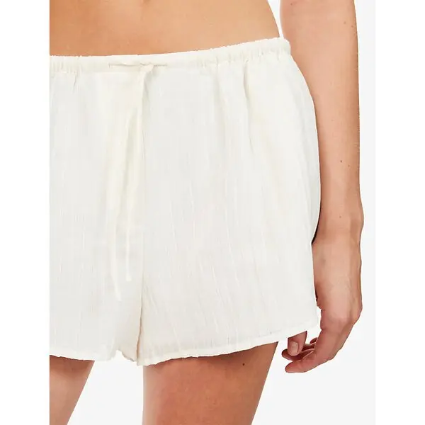 Dissh Crinkle Cotton-blend Shorts
