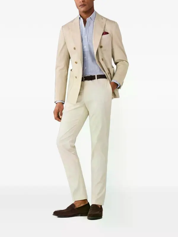 HACKETT LONDON Kensington Ribbed-texture Chinos