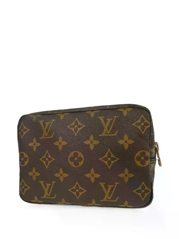 LOUIS VUITTON 1988 Monogram Trousse Toilette 18 Mini Clutch Bag