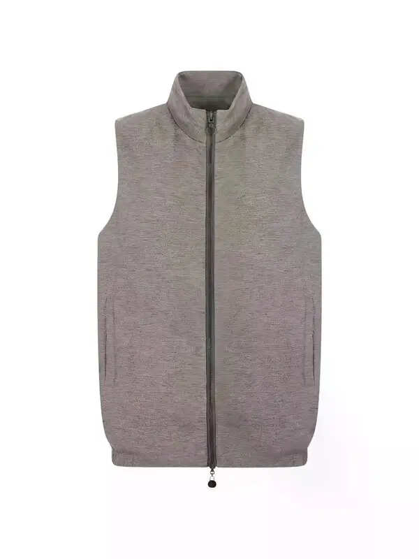 Kiton High-neck Reversible Gilet