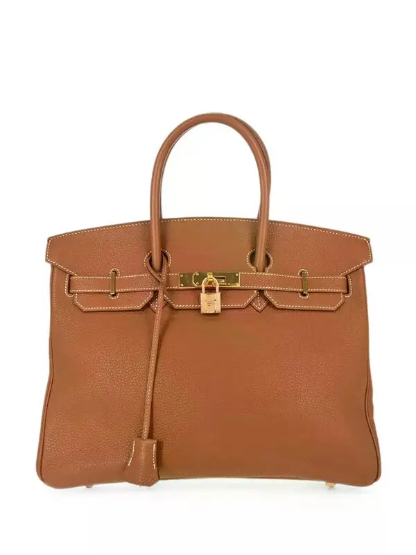 Hermès 2002 35 Birkin Tote Bag - Brown