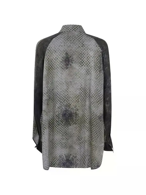 ZIGGY CHEN Abstract-print Layered Shirt