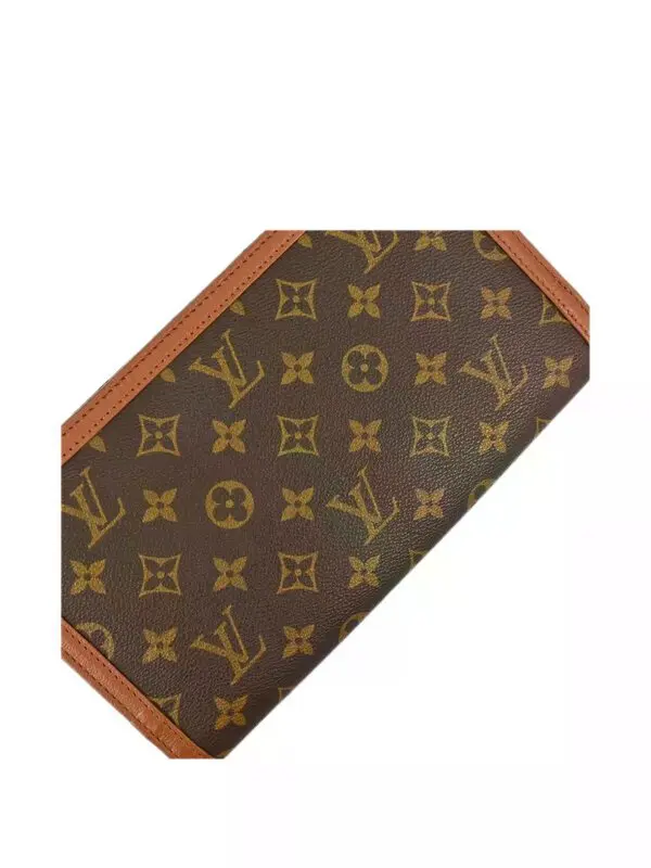 LOUIS VUITTON 1991 Monogram Pochette Dame Clutch Bag - Brown