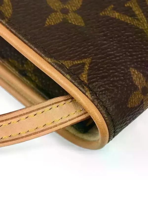 LOUIS VUITTON 2001 Gm Pochette Twin Monogram Shoulder Bag