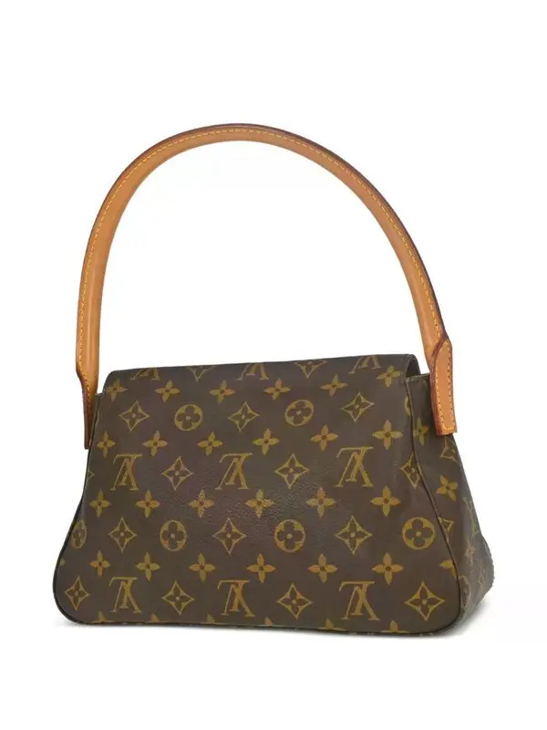 LOUIS VUITTON Monogram Canvas Mini Looping Handbag