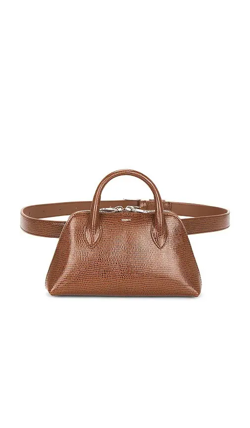 Coperni Lizard Print Duffle Belt Bag