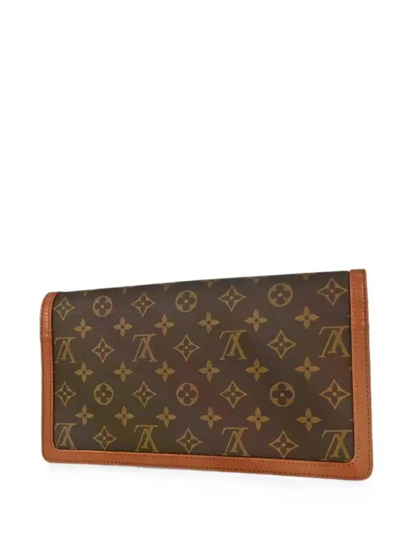 LOUIS VUITTON 1990 Pochette Dame Monogram Clutch Bag