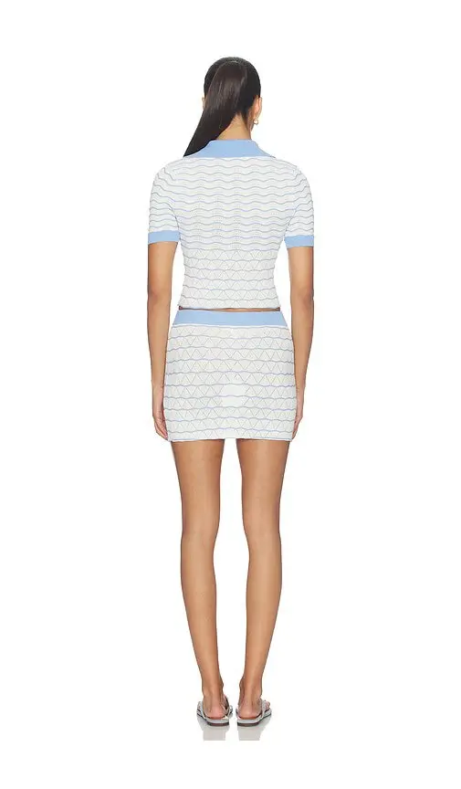 MORE TO COME Bristol Knit Mini Skirt Set In . Also