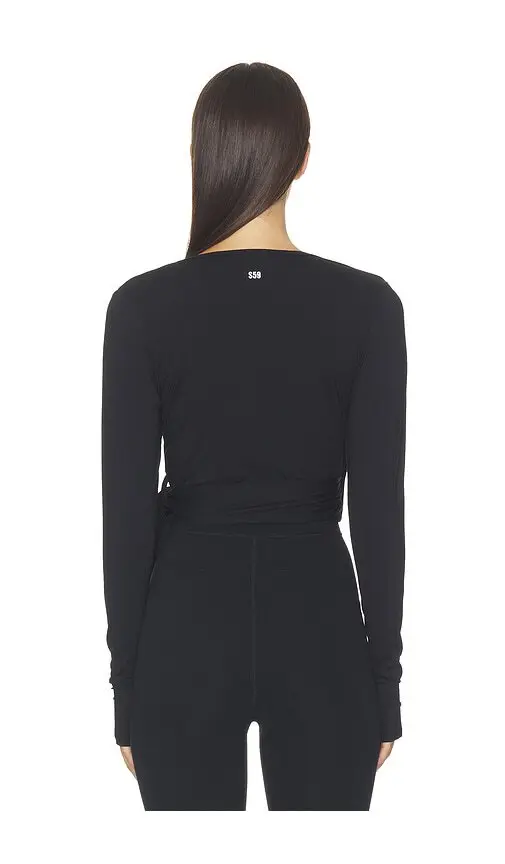 Splits59 Bella Ariweight Lite Wrap Top In . Also