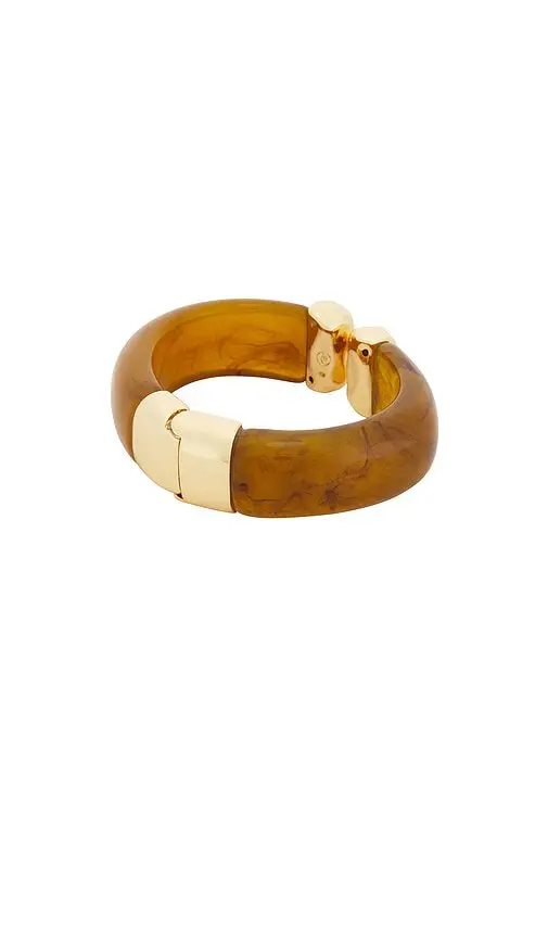 Ettika Carved Relic Cuff - Brown