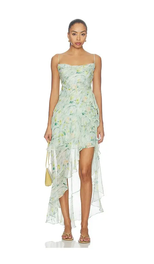 Astr The Label Candace Dress In . Also - Green