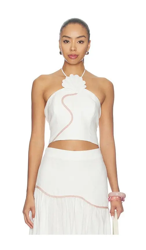 Azulu Leia Top In . Also - Ivory