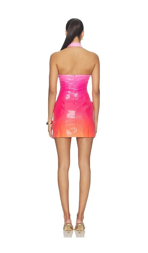 RUNAWAY THE LABEL Catiana Deep-v Sequin Mini Dress