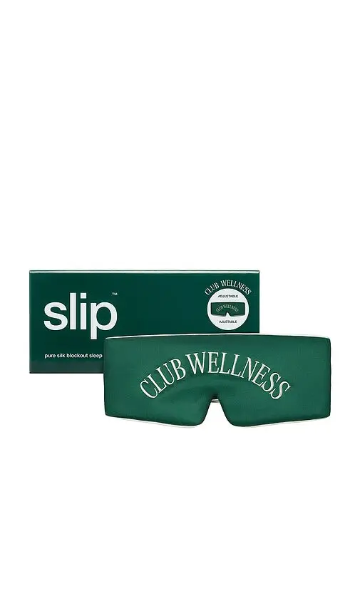 Slip Club Wellness Pure Silk Comfort Sleep Mask - Green