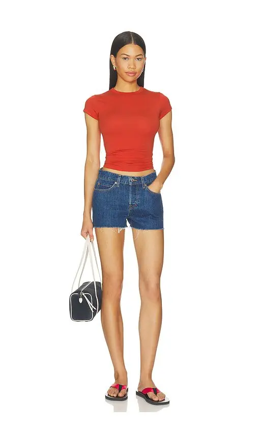 GRLFRND Crew Neck Slim Fit Tee In . Also