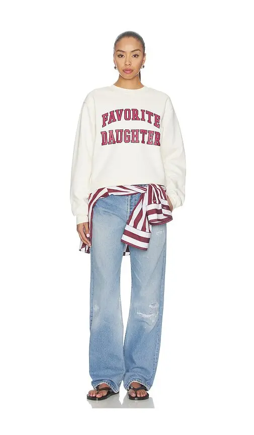 FAVORITE DAUGHTER The Collegiate Classic Sweatshirt