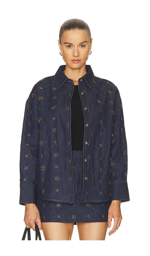 Line & Dot Attina Shacket In . Also