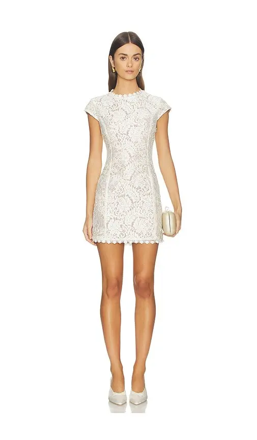 Line & Dot Giselle Mini Dress In . Also - Ivory