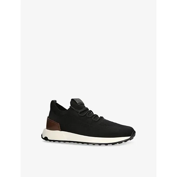 TOD'S Run 63k Calzino Knitted And Leather Mid-top Trainers