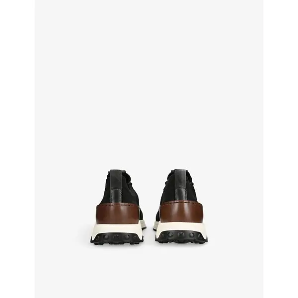 TOD'S Run 63k Calzino Knitted And Leather Mid-top Trainers