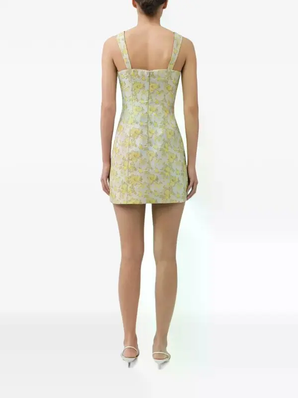 Simkhai Lydia Floral-jacquard Mini Dress