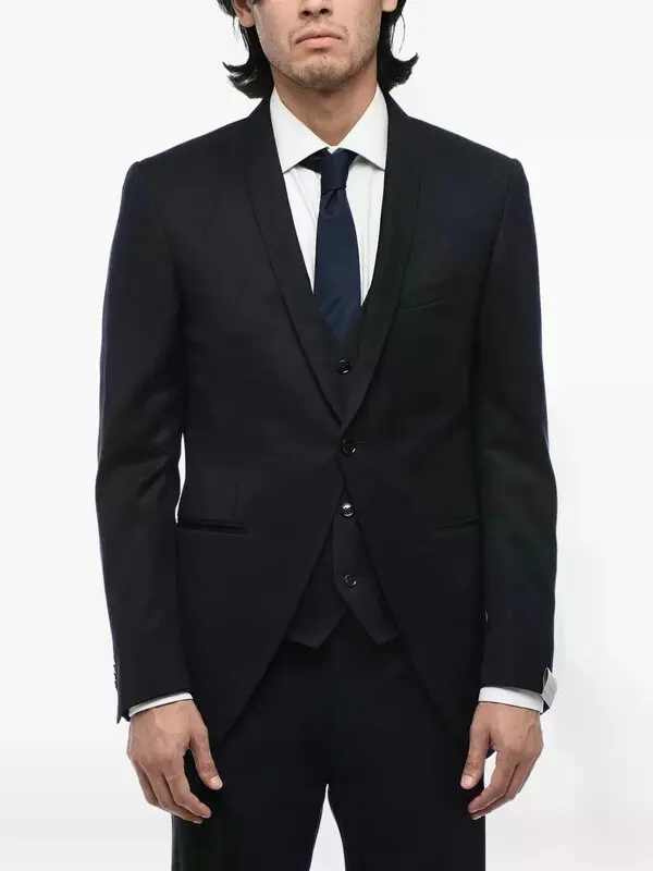Corneliani Shawl-lapel Single-breasted Suit Jacket