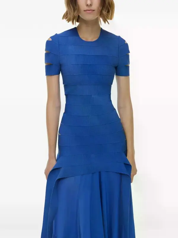 Simkhai Laken Cut-out Knit Maxi Dress