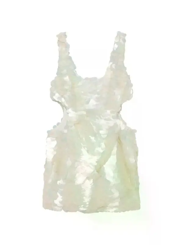 Simkhai Emilie Sequin-embellished Cutout Mini Dress