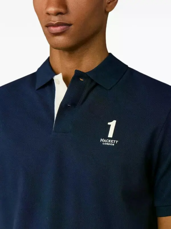 HACKETT LONDON Logo-print Polo Shirt
