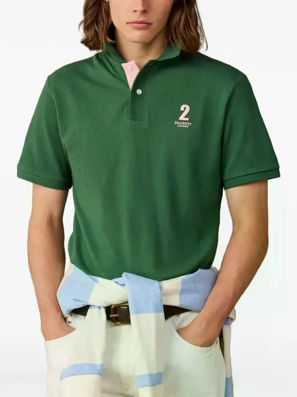 HACKETT LONDON Heritage Logo-print Polo Shirt