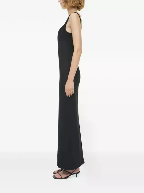 Simkhai Cabot Sculpted Maxi Dress - Black