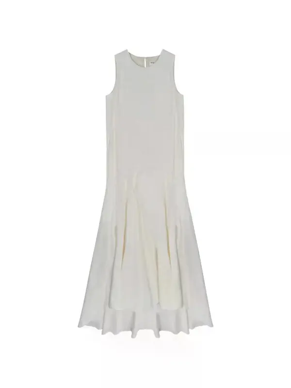 PARAH Sleeveless Flared-skirt Maxi Dress