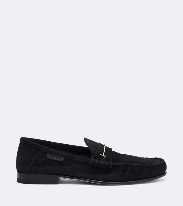 TOM FORD Suede Penny Loafers