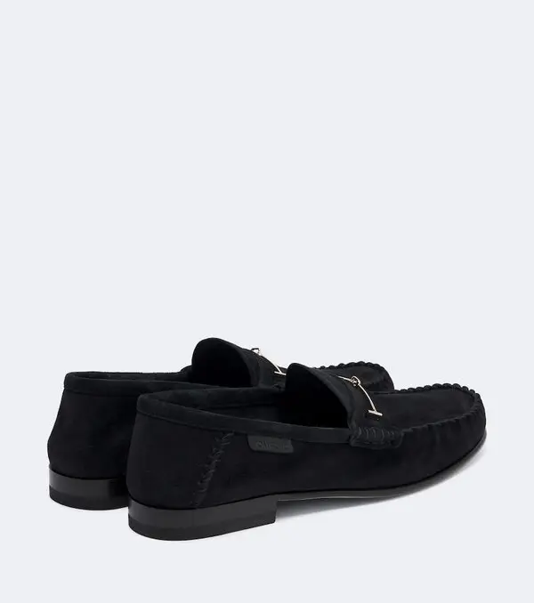 TOM FORD Suede Penny Loafers