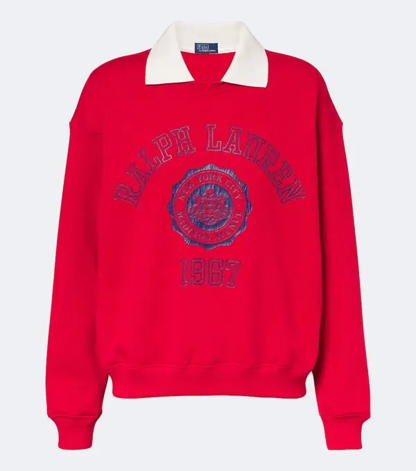 Polo Ralph Lauren Printed Cotton-blend Sweatshirt