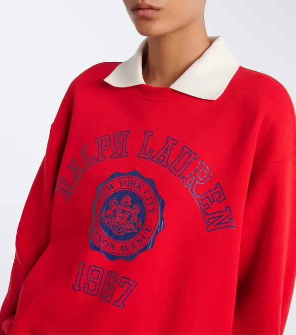 Polo Ralph Lauren Printed Cotton-blend Sweatshirt