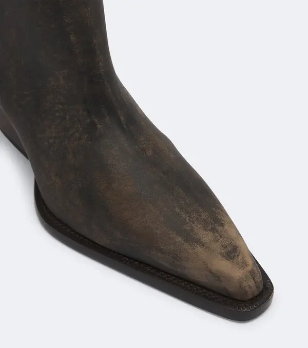 Paris Texas Jane Leather Cowboy Boots