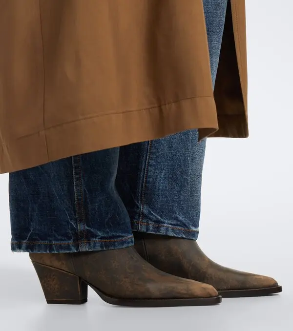 Paris Texas Jane Leather Cowboy Boots