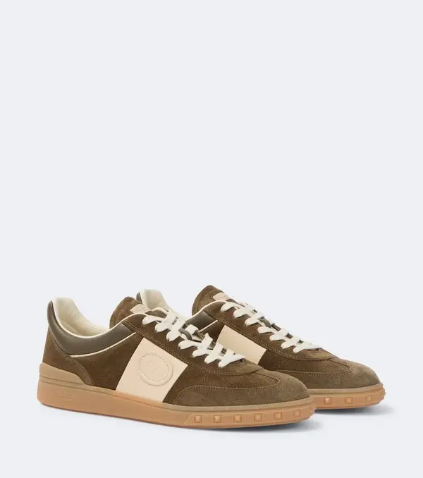 Valentino Garavani Upvillage Suede Sneakers - Green