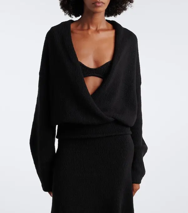 AYA MUSE Kena Knitted Cotton Bra Top