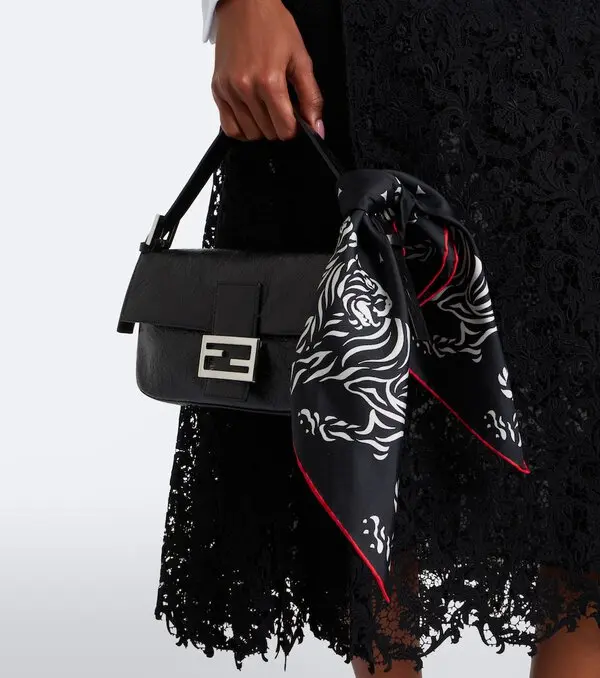 Fendi Printed Silk Scarf