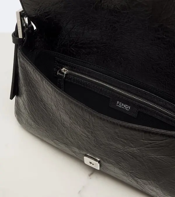 Fendi Baguette Small Leather Shoulder Bag
