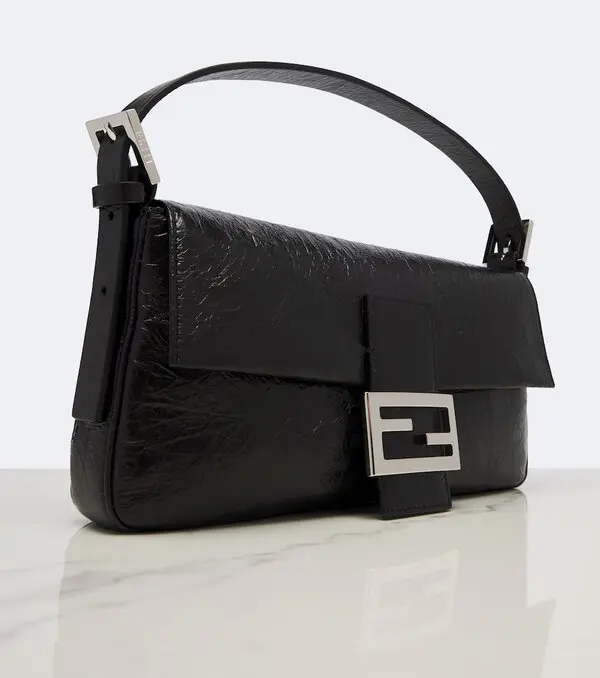 Fendi Baguette Small Leather Shoulder Bag