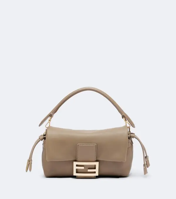 Fendi Baguette Small Leather Shoulder Bag - Brown