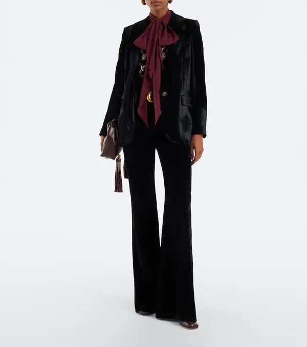 Etro Beaded Velvet Vest