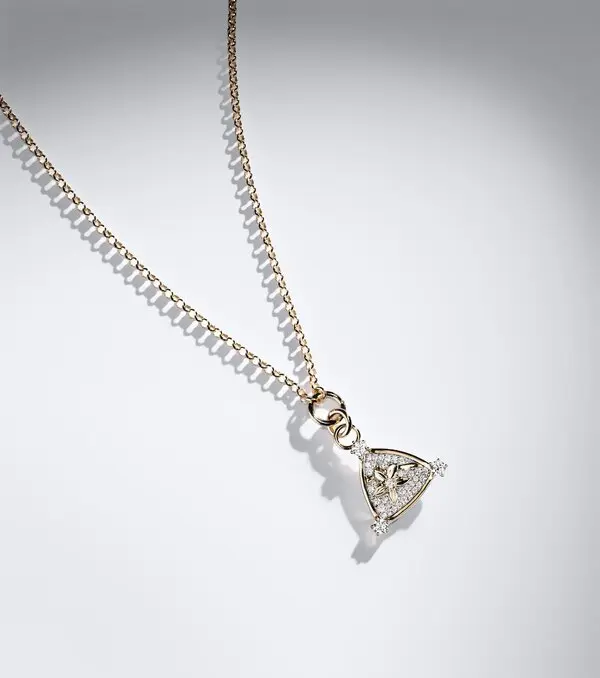 FOUNDRAE Resilience Blossoms 18kt Diamond Pendant Necklace