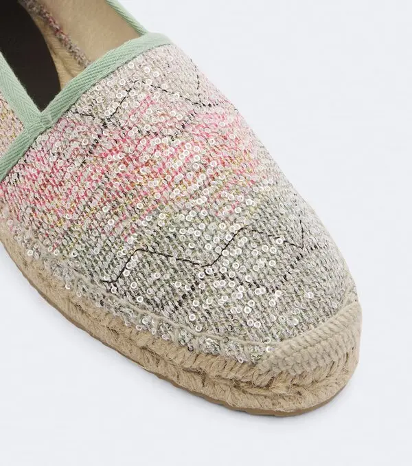 Missoni Zigzag Sequin Espadrilles