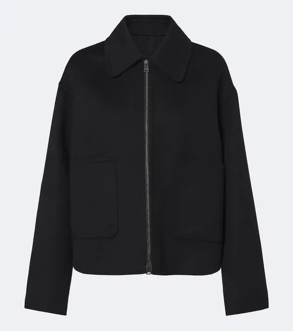 Fendi Wool And Silk Blouson Jacket